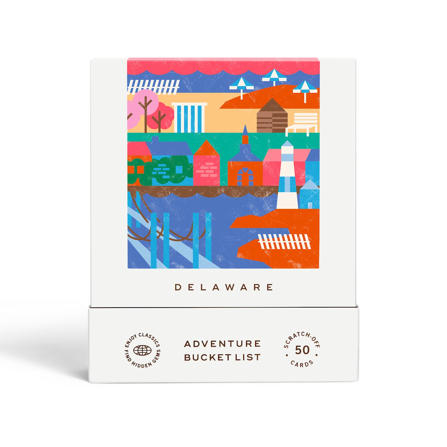 Delaware | Reach International Outfitters | 50 Scratch-Off Cards | The ...